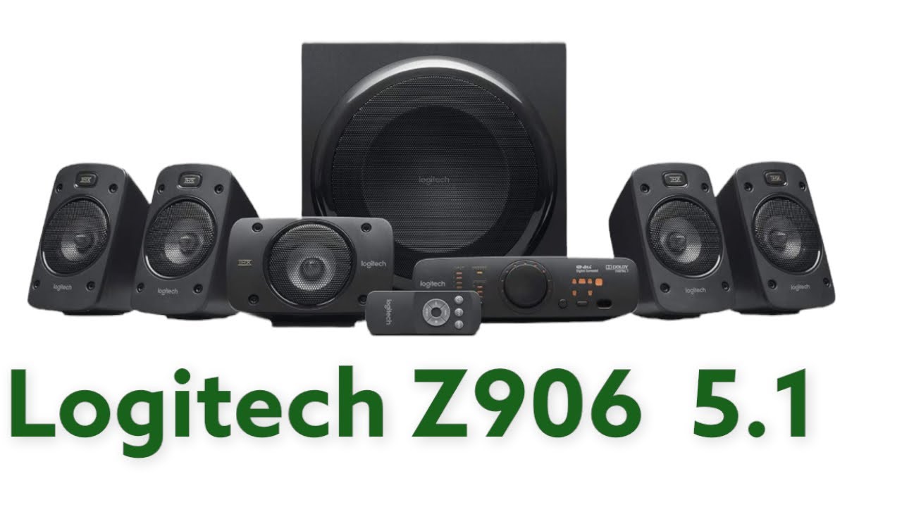 רמקולים ‏Logitech® Surround Sound Speakers Z906 5.1 BLACK | רמקולים ...