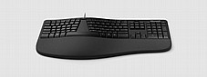 מקלדת ארגונומית Microsoft® DESKTOP ERGONOMIC Keyboard eng/heb, USB ...