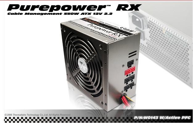 ספק Thermaltake TR2 RX 550W 140mm/PCI-E/SATA/DUAL 12V RAILS/ P.PFC ...