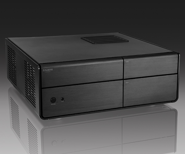 ZALMAN HTPC HD501 BLACK ALUMINUM ,Tool-free, no PSU, 2X 120mm FAN ...